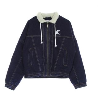 Karl Kani Dunkelblaue Denimjacke mit Sherpa-Futter - - Jackets - Herren - Blau - XS