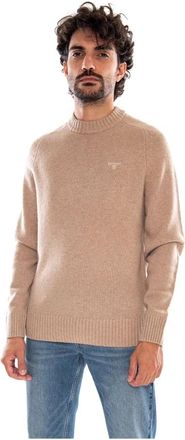 Barbour Newtown Rundhals-Pullover - - Knitwear - Herren - Beige - L