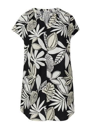 s.Oliver Minikleid Kleid Blusenkleid aus Leinenmix mit Eingrifftaschen