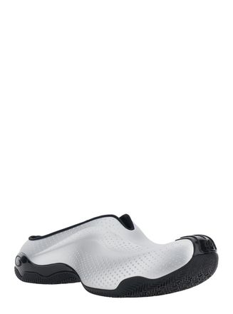 Balenciaga Mens Mule Oversized Grey Tech Fabric Polyurethane