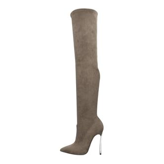 Casadei Blade Overknee-Stiefel - - Shoes - Damen - Braun - 36 EU