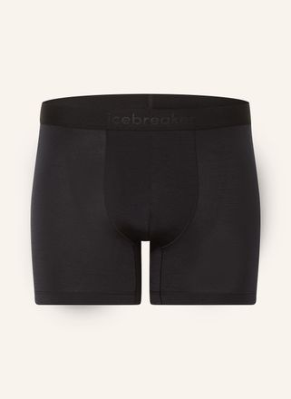 Icebreaker Funktionsw&auml;sche-Boxershorts Anatomica Mit Merinowolle schwarz