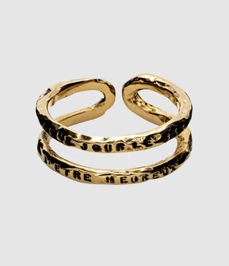 Serge Thoraval Bague Maillon Le Serment Vermeil