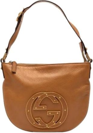 Gucci Pre-owned Petit Sac Hobo Blondie - Femme - Pre-owned - Brun - Taille: ONE Size