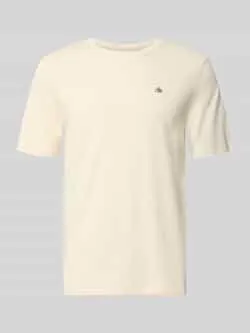 Scotch & Soda T-Shirt mit Label-Stitching und Rundhalsausschnitt