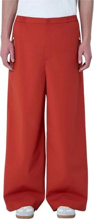 Lacoste Homme, Pantalons, Orange, Taille: L Pantalon large &eacute;lastiqu&eacute;