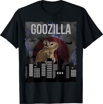 Jimbeels GOOZILLA Octodon Degus Merch Lustiger Degu Spruch T-Shirt