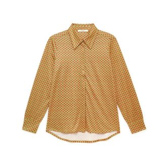 Maliparmi Jersey-Hemdbluse mit Mikrodruck - - Blouses & Shirts - Damen - Mehrfarbig - M