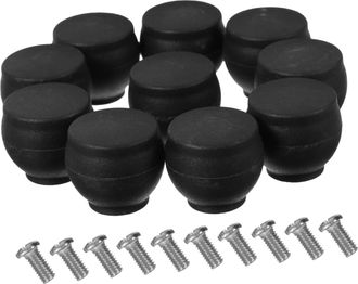 Valiclud 10St&uuml;cke Austauschbare Deckelgriffe f&uuml;r T&ouml;pfe Ergonomische und Stabile Kn&ouml;pfe f&uuml;r Kochgeschirr zu Installieren f&uuml;r Pfannen und Kessel