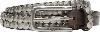 Liebeskind Liebeskind Berlin Belt G 20mm 105 STUDDED BELTS Washed Leather stone
