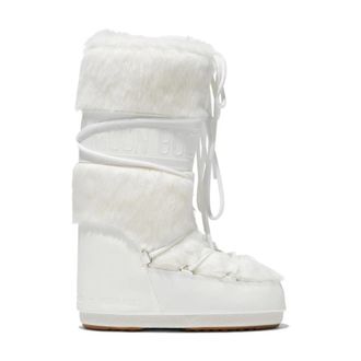 Moon Boot Schneestiefel mit PVC-Basis und Kunstpelz - - Shoes - Damen - Wei&szlig; - 39 EU