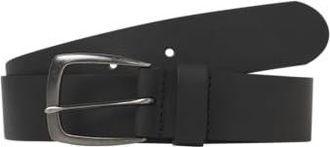 Jack & Jones Leather Belt Jacmichael Ceinture en Cuir Noos, Noir, Numeric_95 Hommes
