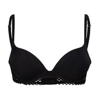 Wolford BH mit Spitzenbesatz aus Mesh - - Underwear - Damen - Schwarzk - 70B EU
