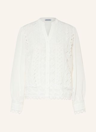 More & More More & More Bluse Mit Lochspitze weiss