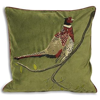 Riva Paoletti H/Velvet 45X45 F/C Pheasant NAT, Senf, 45x45cm
