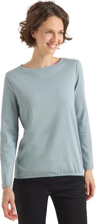 Cecil Damen 3227276 Shirt in Unifarbe, Light Mint Blue, XXL