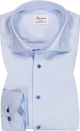 Stenstr&ouml;ms Herren Hemd blau Baumwolle