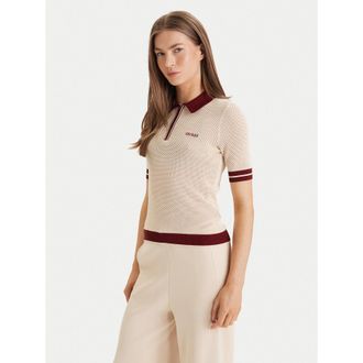 Guess Poloshirt V6GR04 Z0725 Beige Regular Fit