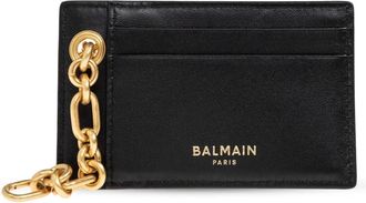 Balmain Homme, Accessoires, Noir, Taille: ONE Size Porte-cartes Monogram