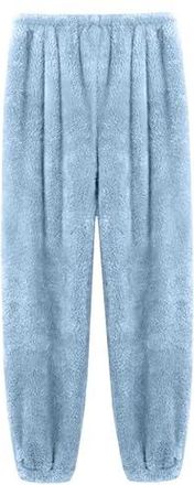 Generic Pantalon de pyjama en polaire pour femme - Pantalon de pyjama moelleux en peluche corail - Pantalon de nuit chaud - Doux et confortable - Pantalon de 