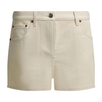 Valentino Denim Shorts - - Shorts - Damen - Wei&szlig; - W27