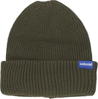 Usual Grauer Schlamm Gentlemen Beanie Hut - - Accessories - Herren - Grau - ONE SIZE