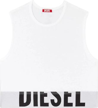 Diesel Femme, Tops, Blanc, Taille: 40 FR Ada D Pop