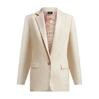 Etro Knopfblazer - - Jackets - Damen - Beige - S