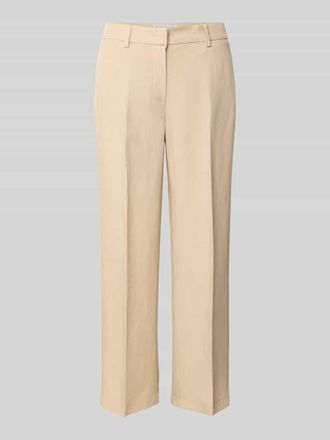 Raffaello Rossi Straight Leg Stoffhose aus Viskose-Leinen-Mix Modell OLESSA