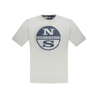 North Sails Homme, Tops, Gris, Taille: 3XL T-shirt en coton