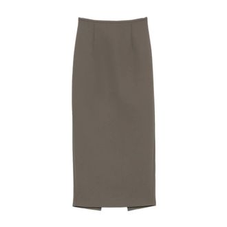 Khaite Jupe crayon classique - Femme - Jupes - Brun - Taille: 36 FR