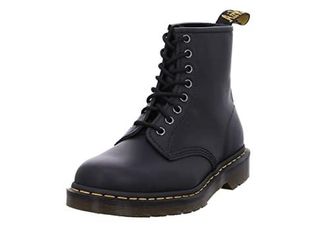 Dr. Martens Femme 1460 bovver boots, Chasse Neige Noir, 41 EU