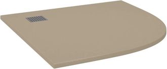 vidaXL Duschwanne smc Braun 90x90 cm Vidaxl