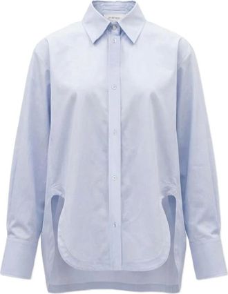 Sportmax Femme, Blouses et Chemises, Bleu, Taille: 34 FR Camicia Ovest