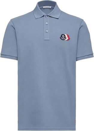 Moncler Homme, Tops, Bleu, Taille: 2XL L10918A0003089A16714 Polo