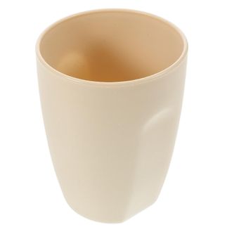 BESPORTBLE Cabilock Beige Runder Badezimmerbecher aus Kunststoff Bruchsicherer Zahnb&uuml;rstenhalter und Trinkbecher f&uuml;r Paare Vielseitig f&uuml;r Mundsp&uuml;lung und Wasser 