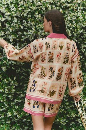 Laura Ashley Strandkleid Laura Ashley Loose Fit Co-ord Strandhemd (1-tlg)