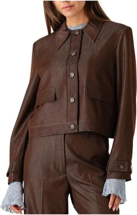 Co'Couture Damen, Jacken, Braun, LGr&ouml;&szlig;e