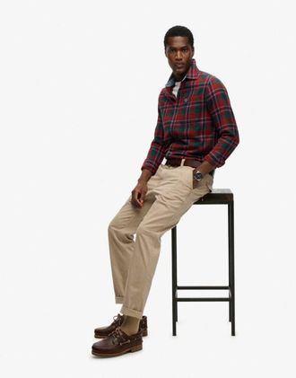 Superdry Utility-Chinohose in Overcast-Beige-Neutral