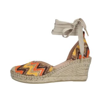 Fred De La Bretoniere Multicolor Zigzag Espadrilles mit Jute-Sohle - - Shoes - Damen - Mehrfarbig - 37 EU