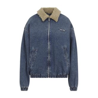 Miu Miu Gepolsterter Denim-Blouson - - Jackets - Damen - Blau - M