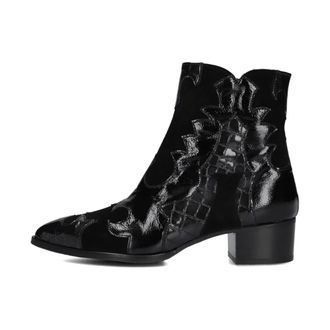 Pertini Schwarze Stiefeletten mit Blockabsatz - - Shoes - Damen - Schwarzk - 37 EU