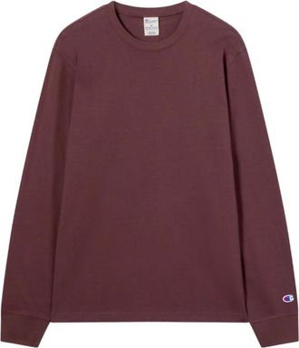 Champion Homme, Tops, Brun, Taille: M T-shirt &agrave; Manches Longues Oversize