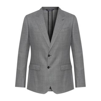 Dolce & Gabbana Wool Blazer - - Jackets - Herren - Grau - M