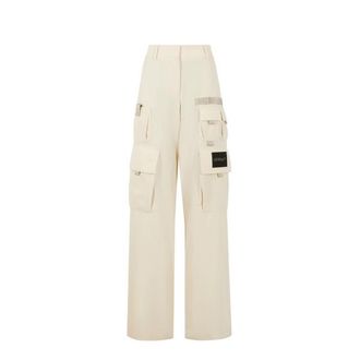 Off-white Cargohose aus Schurwolle in Beige