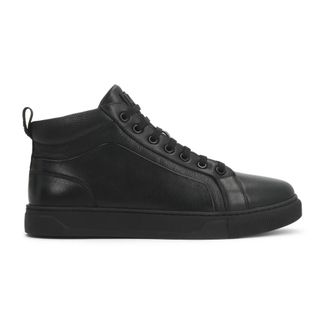 Kazar Kazar Schwarze Leder-Sneaker mit hohem Schaft - - Shoes - Herren - Schwarzk - 44 EU