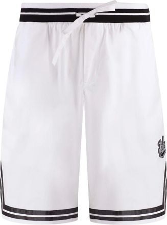 Dolce & Gabbana Homme, Shorts, Blanc, Taille: XL Cotton Bermuda Shorts