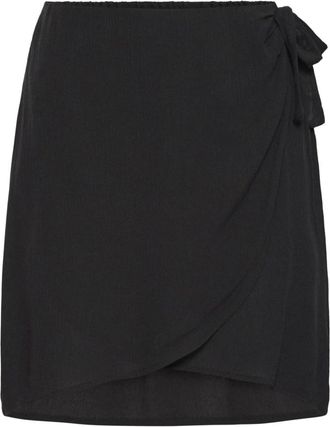 Ichi Ichi, Femme, Jupes, Noir, Taille: 42 FR Jupe Noire avec Détail