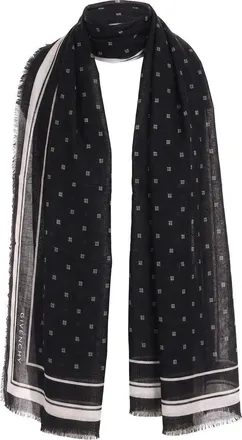 Givenchy Womens Bicolor Cashmere Scarf