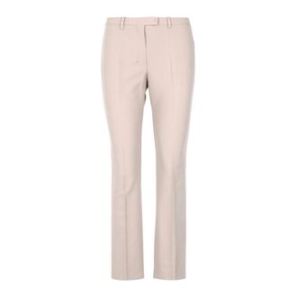 Max Mara Beige Flared Hose mit Stretchmischung - - Trousers - Damen - Beige - L